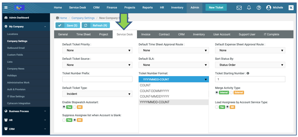 Service Desk Quick Start Guide